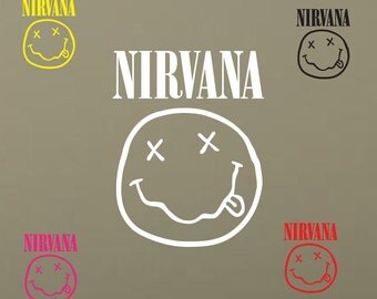 Nirvana sticker | Etsy