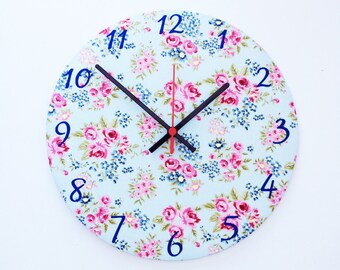 Retro wall clock | Etsy