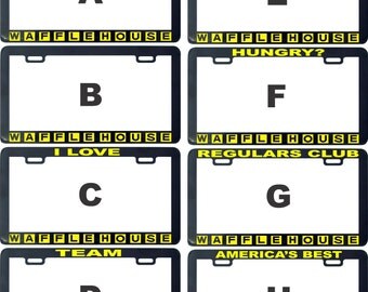 Funny license frame | Etsy