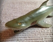 Great Vintage Rubber Shark Toy