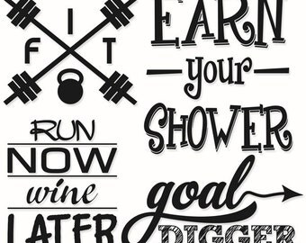 Workout svg | Etsy