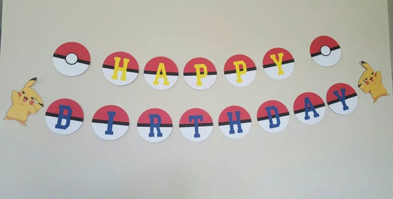 Pokemon Birthday Sign
