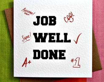 Job well done | Etsy