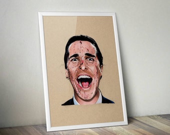 Patrick bateman art | Etsy