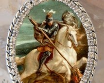 Unique st george jewelry related items | Etsy