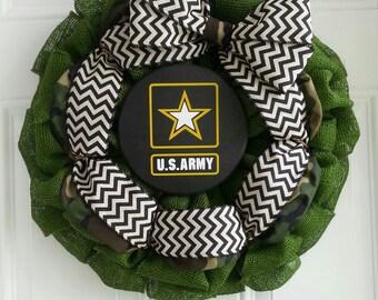 Army wreath | Etsy