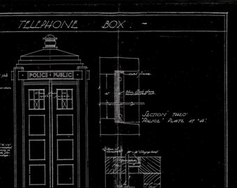 Doctor Who knitting pattern Police Box Mittens