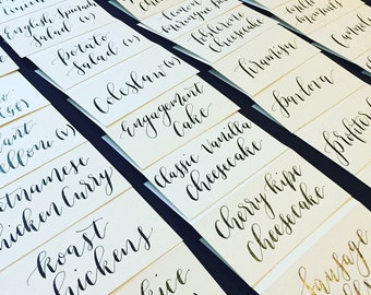 Ladybug Printable Folding Buffet Cards Instant Download