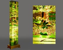 Unique glass column lamp related items | Etsy