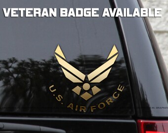 Air force decal | Etsy