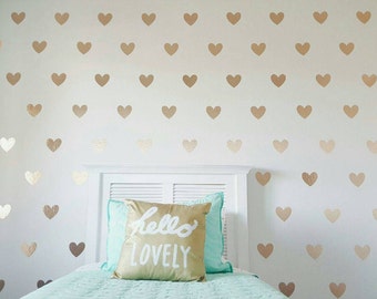 Heart wall decal | Etsy