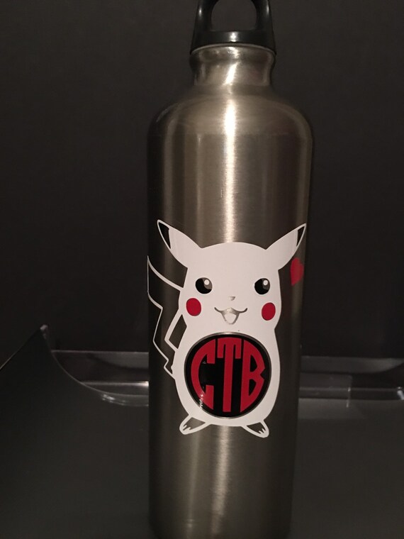 Items similar to Pickachu Pokémon Monogram decal on Etsy