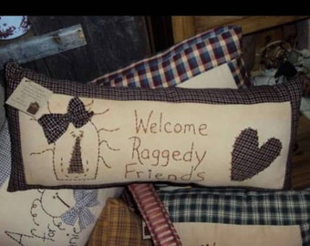 Items similar to Do small things Raggedy ann Stitchery Pattern PDF ...