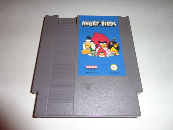 Angry Birds NES Reproduction Cart Nintendo