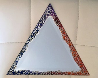Triangle mirror | Etsy