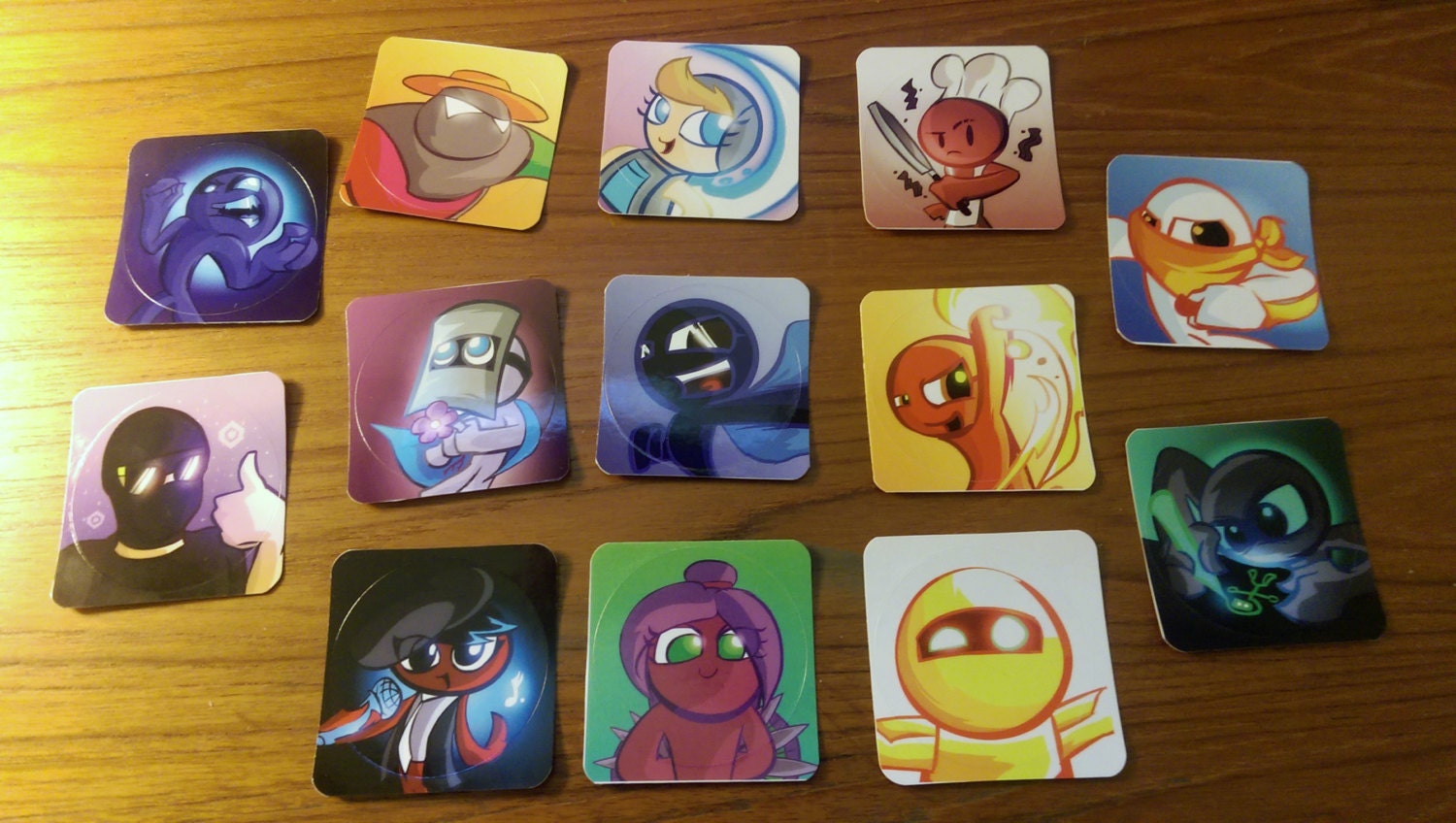 Gildedguy Character Sticker Set