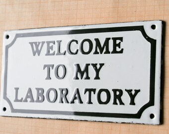 Lab welcome sign | Etsy