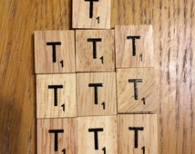 Unique wooden letter t related items | Etsy