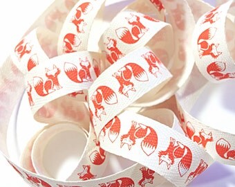 Items similar to Woodland Fox Ribbon Sculpture Hair Clip, Woodland ...