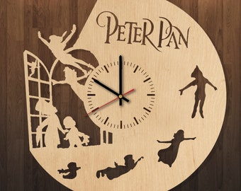 Peter pan clock | Etsy