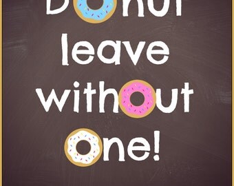 Donut sign | Etsy