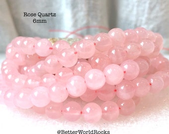 Rose quartz crystal | Etsy