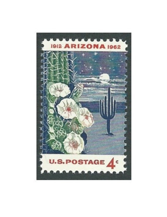Twenty 4c Arizona Statehood stamp .. Unused vintage postage