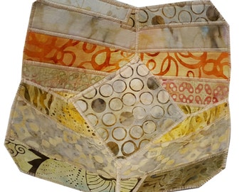 Reversible Fabric Bowl in Laurel Burch Butterfly by Sieberdesigns