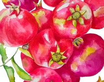 Popular items for pomegranate art on Etsy