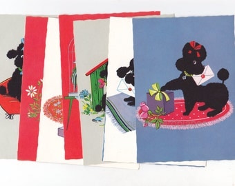 Vintage dog postcard | Etsy