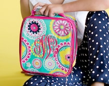 Unique monogrammed lunchbox related items | Etsy