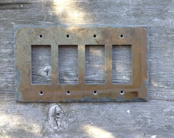 Vermont Slate Art Switch Plates by VermontSlateArt on Etsy