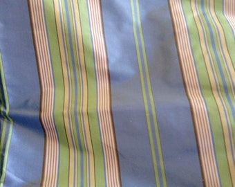 Striped silk fabric | Etsy
