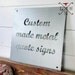 Custom Metal Quote Sign and Sayings Inspirational by langleymetalworks ...