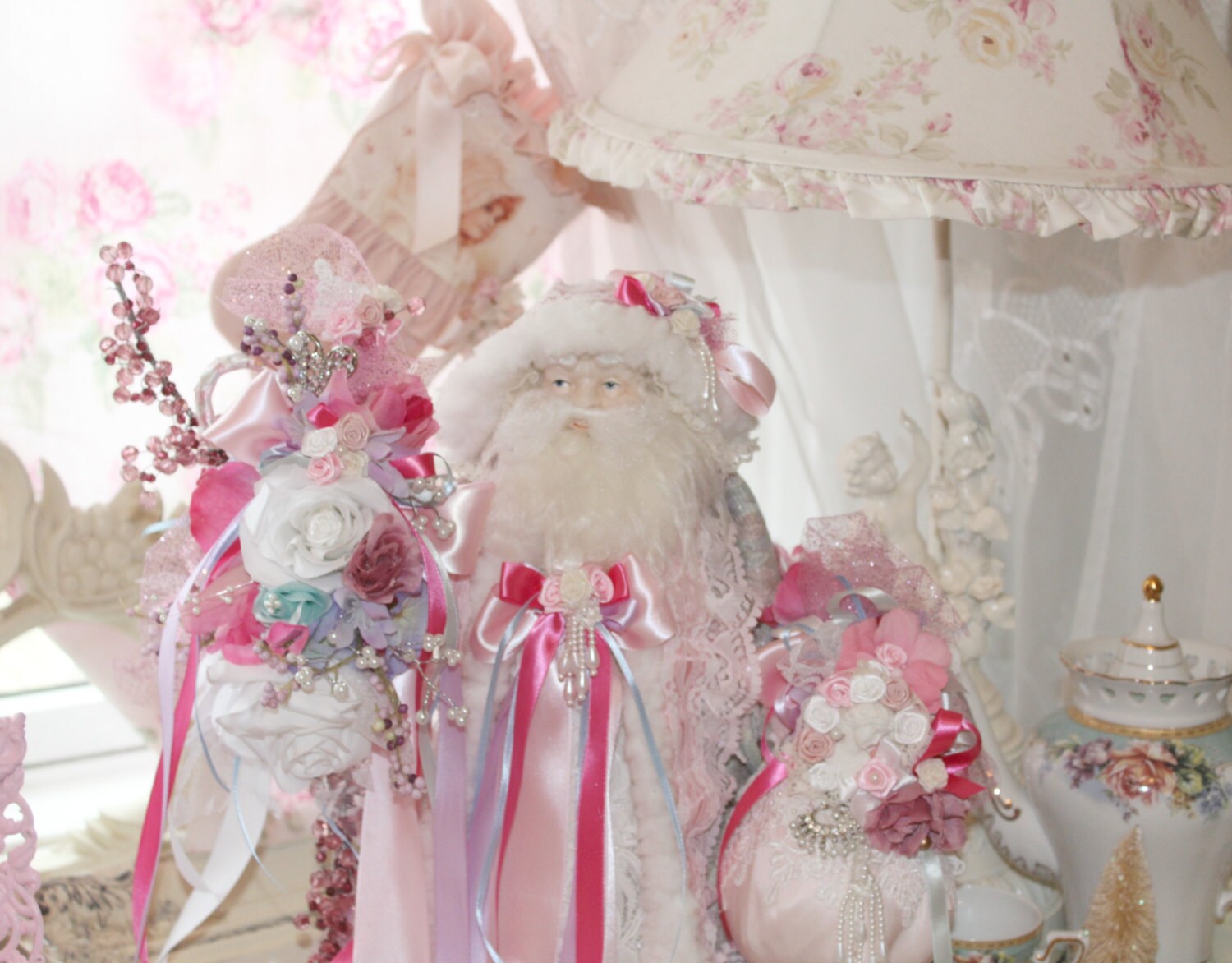 Royal Princess Forever Romance Luxe Victorian Pink Santa Claus