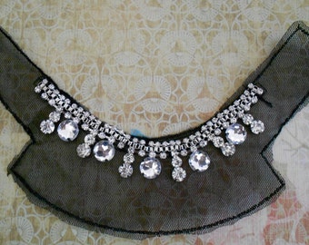 Rhinestone collar | Etsy