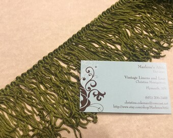 Fringe lace trim | Etsy