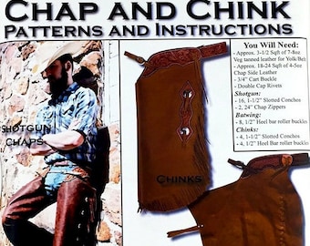 Leather chinks | Etsy