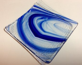 Unique clear glass coasters related items | Etsy