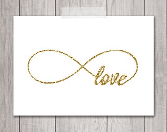 Infinity print | Etsy