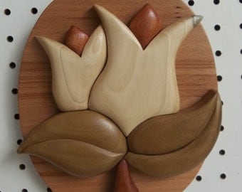 Wood intarsia | Etsy