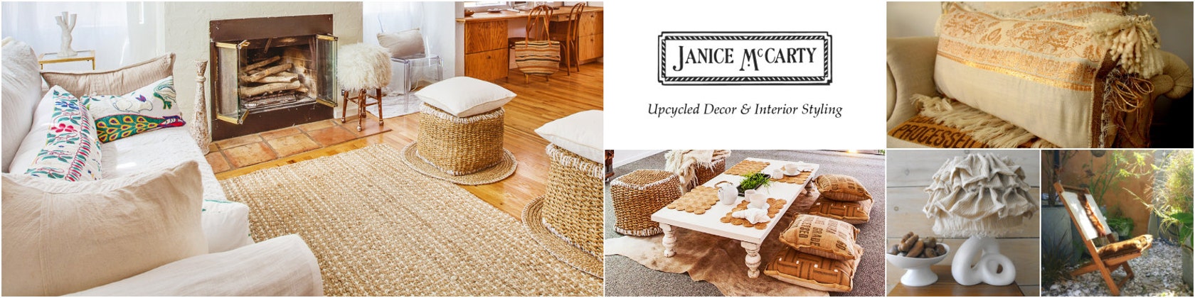 Upcycled Decor & Interior Styling by JaniceMcCartyDesign on Etsy