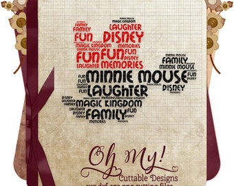 Unique minnie mouse words related items | Etsy