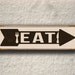 EAT Sign Kitchen Signs Diner Eat Sign Restaurant Eat Sign