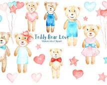 Unique teddy bear clip art related items | Etsy
