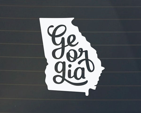 Georgia Car Decal Georgia Sticker Georgia Car Decal