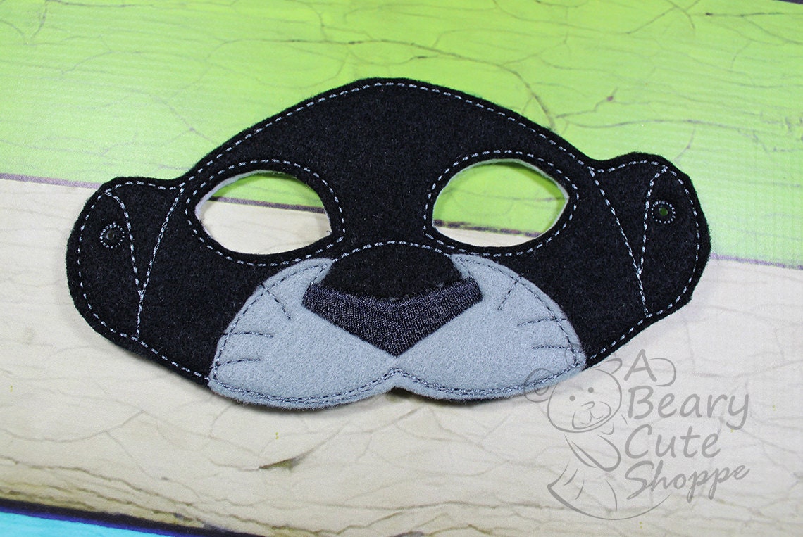 Bagheera Mask Cat Dress Up Pretend Play by ABearyCuteShoppe