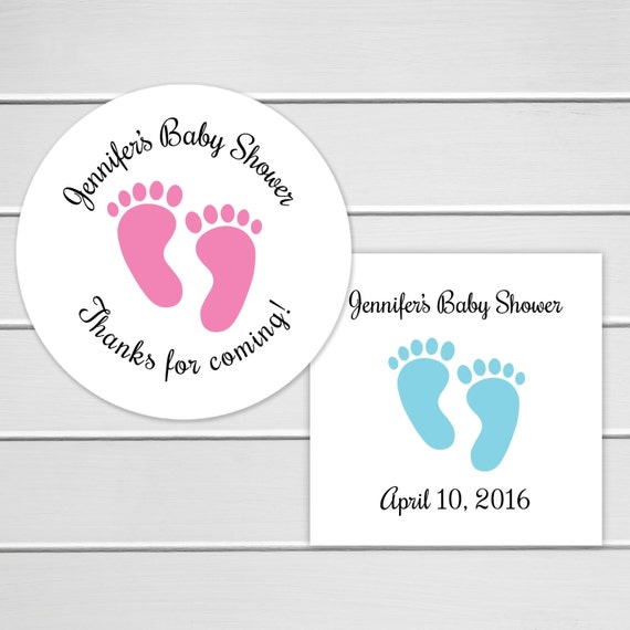 Baby Shower Stickers White Baby Girl Shower Stickers Baby
