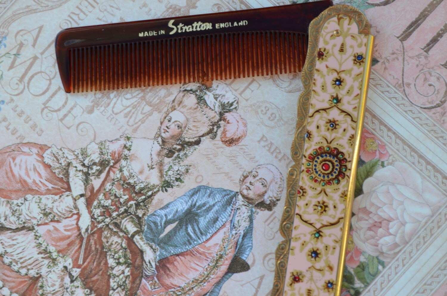 Vintage Stratton Foldable Comb Original Mid Century Handbag Purse ...