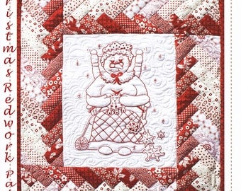 Redwork embroidery | Etsy